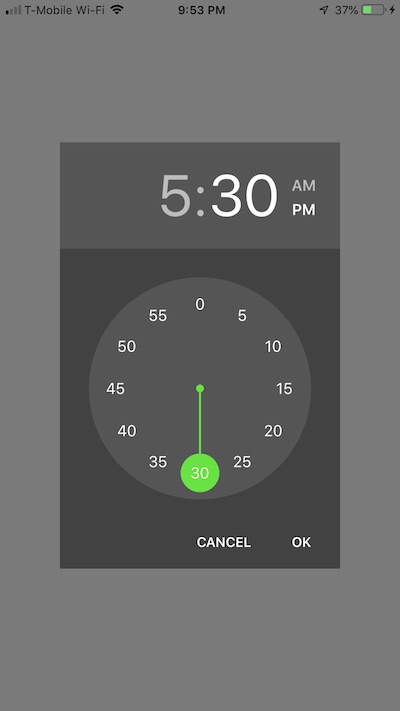 GitHub - usefulmac/TimeSelector: The Android TimePicker for iOS (Swift)